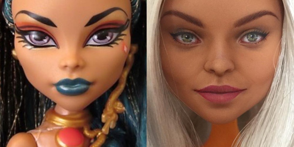 This is what happens when barbies remove makeup from their faces | City ...